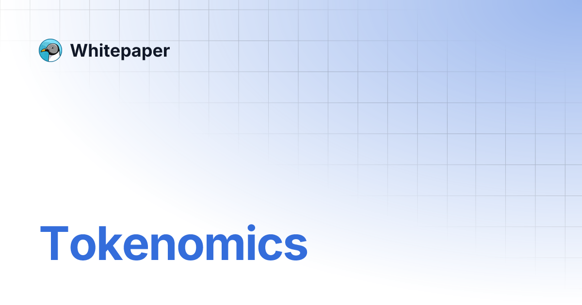 Tokenomics | Whitepaper